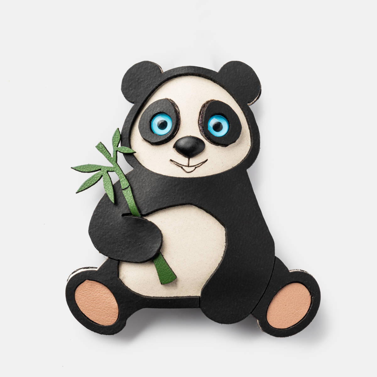 Wholesale PCA017AS Panda keychain in AppleSkin® - Duomo ⚜️ Italian ...