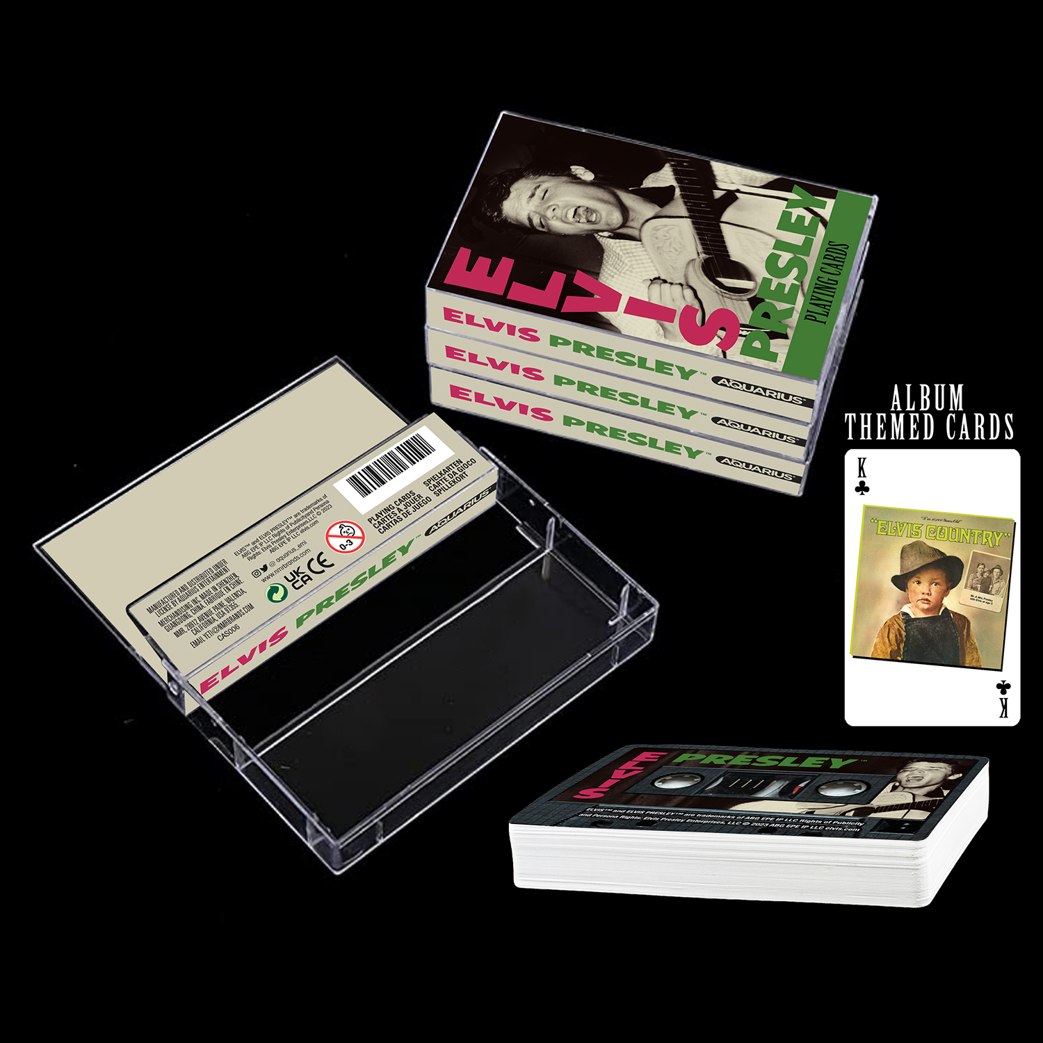 Wholesale Elvis Presley Cassette Playing Cards - William Valentine ...
