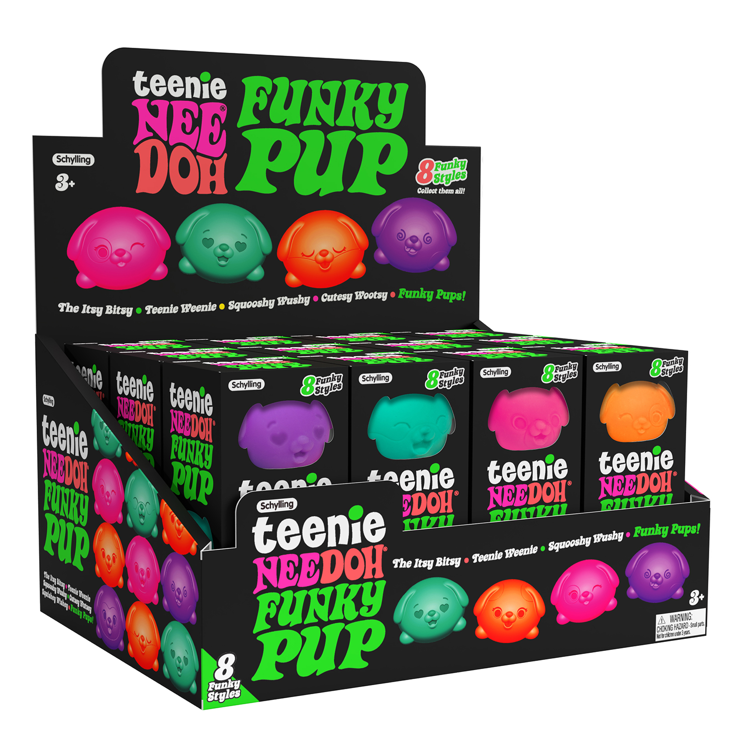 Wholesale Schylling Funky Pups Teenie Nee Doh William Valentine Collection Fieldfolio