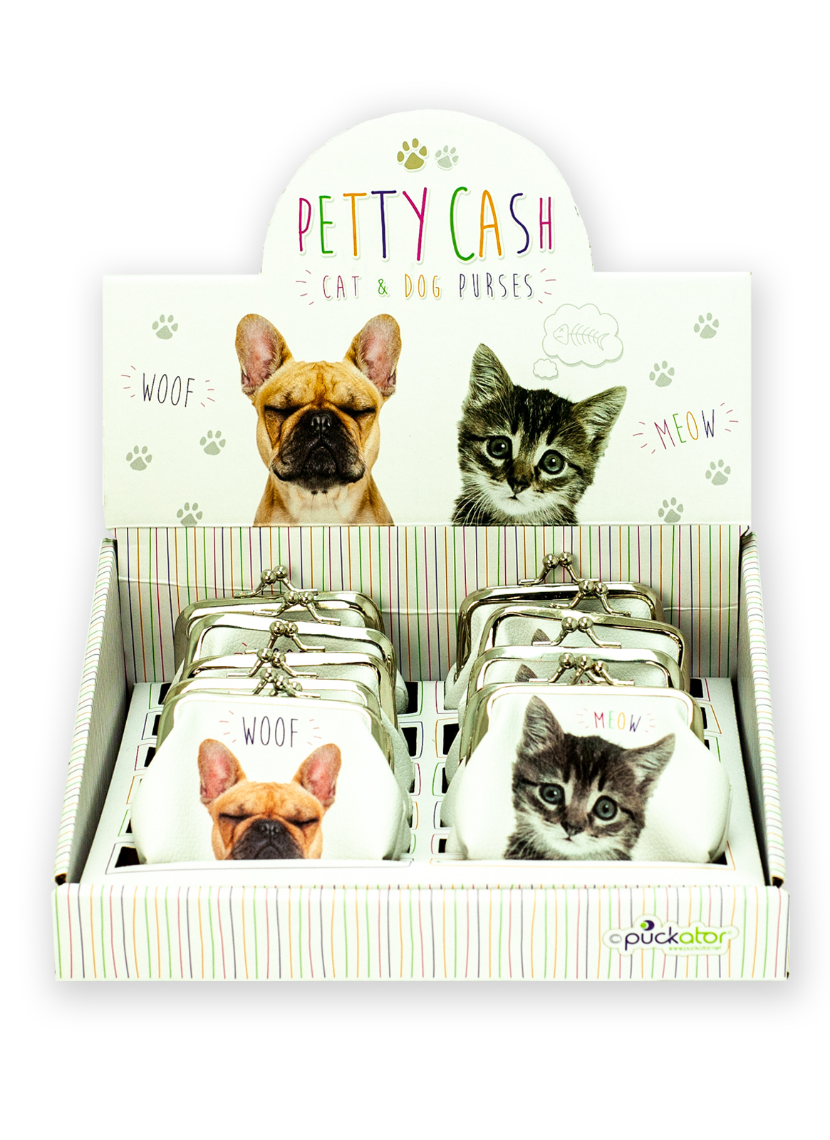Wholesale French Bulldog, Cat Tic Tac Purse Display Pack - Tamboril ...