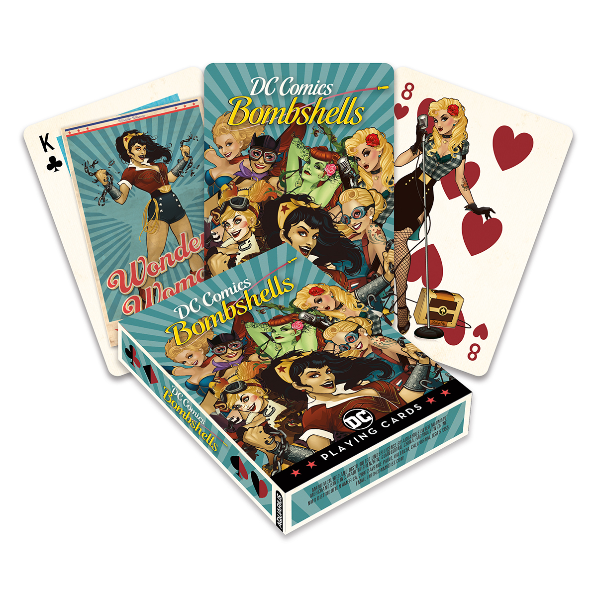 Wholesale DC Comics Bombshells Playing Cards - William Valentine Collection - New Zealand ...