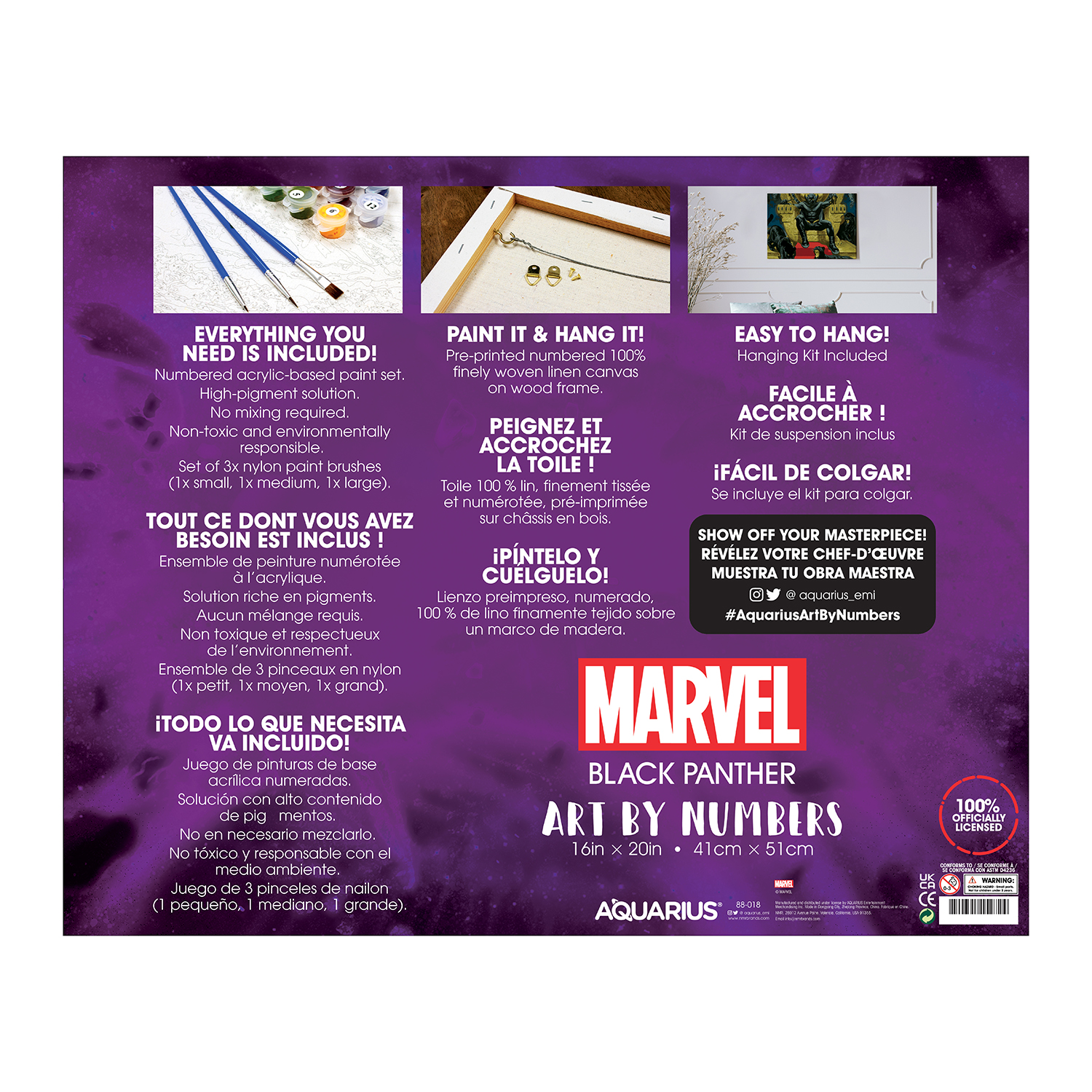 Wholesale William Valentine Collection - NZ Marvel Black Panther Paint ...