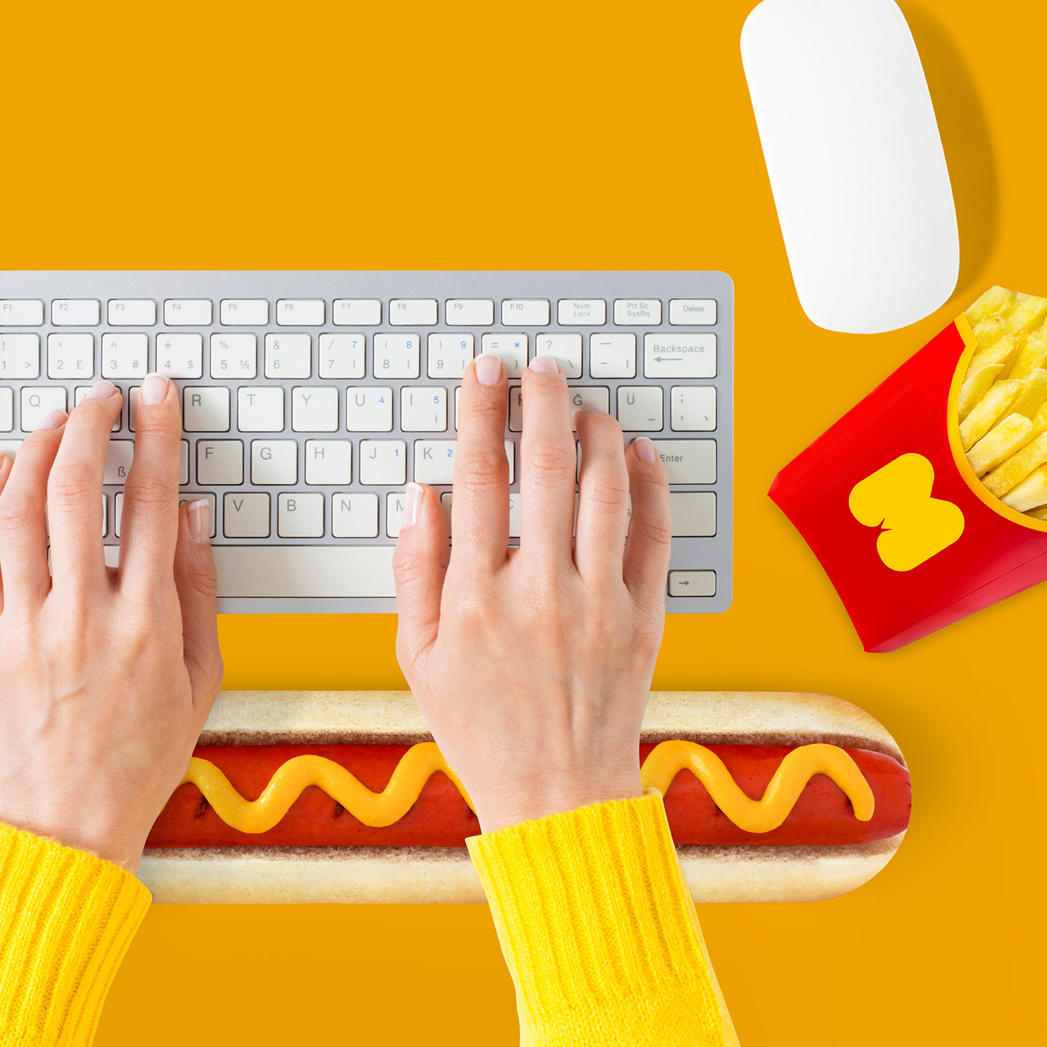 Wholesale Memory Foam Hot Dog Keyboard Rest - William Valentine ...