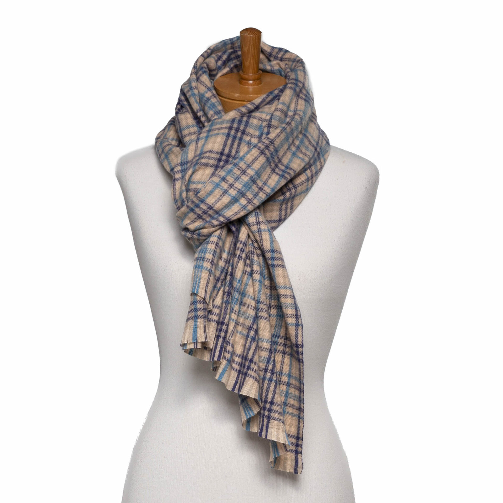 Wholesale THSS2653: Navy: Plaid Pattern Scarf - Taylor Hill Scarves ...