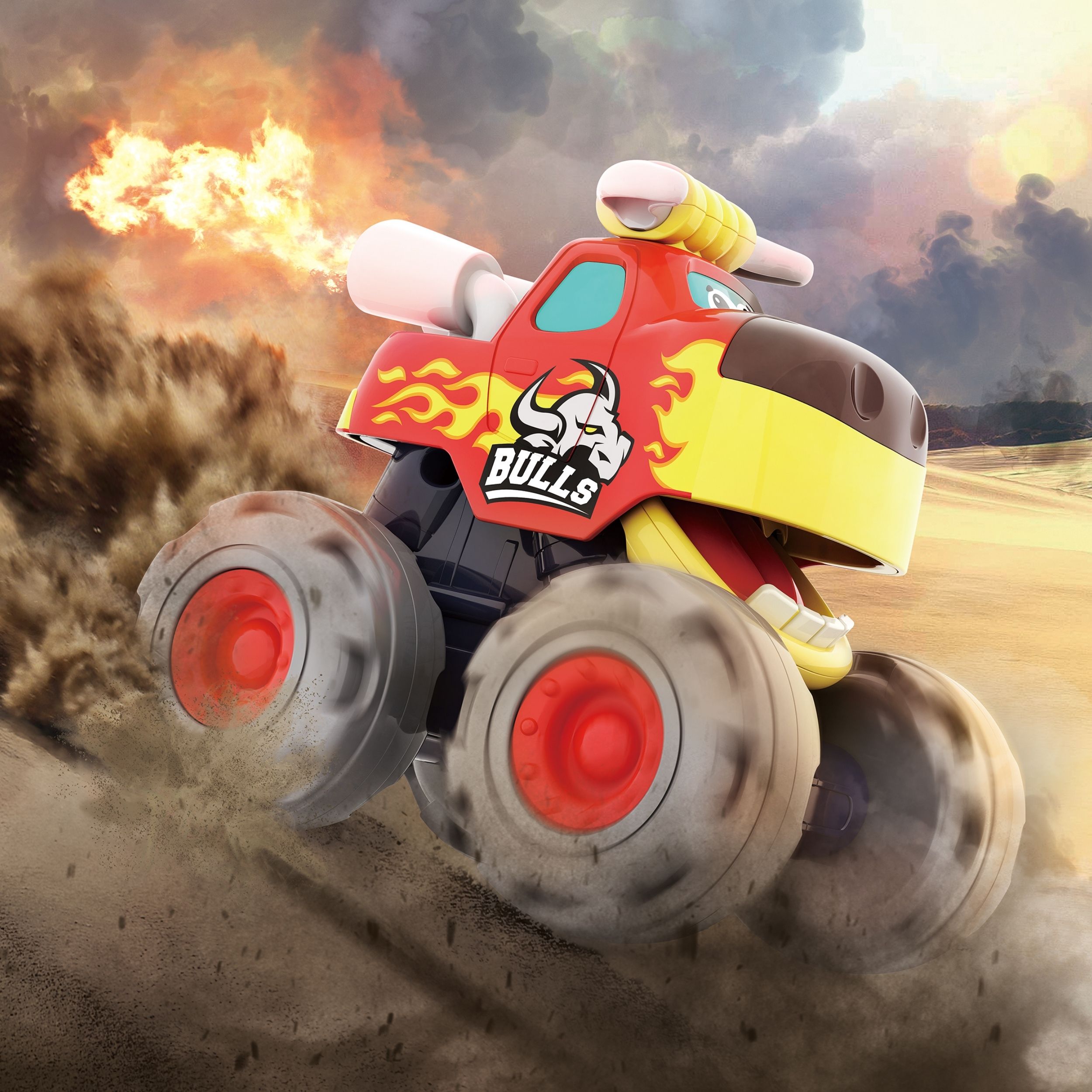 Wholesale Bull Monster Truck With Friction Power - Early Life Projects ...