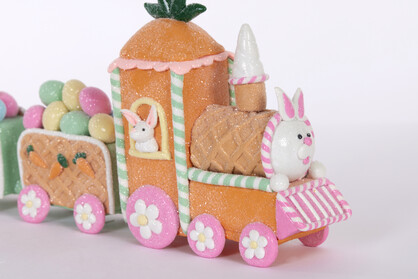 Wholesale EASTER TRAIN WITH 2 CARRIAGES - Holly and Ivy - Fieldfolio