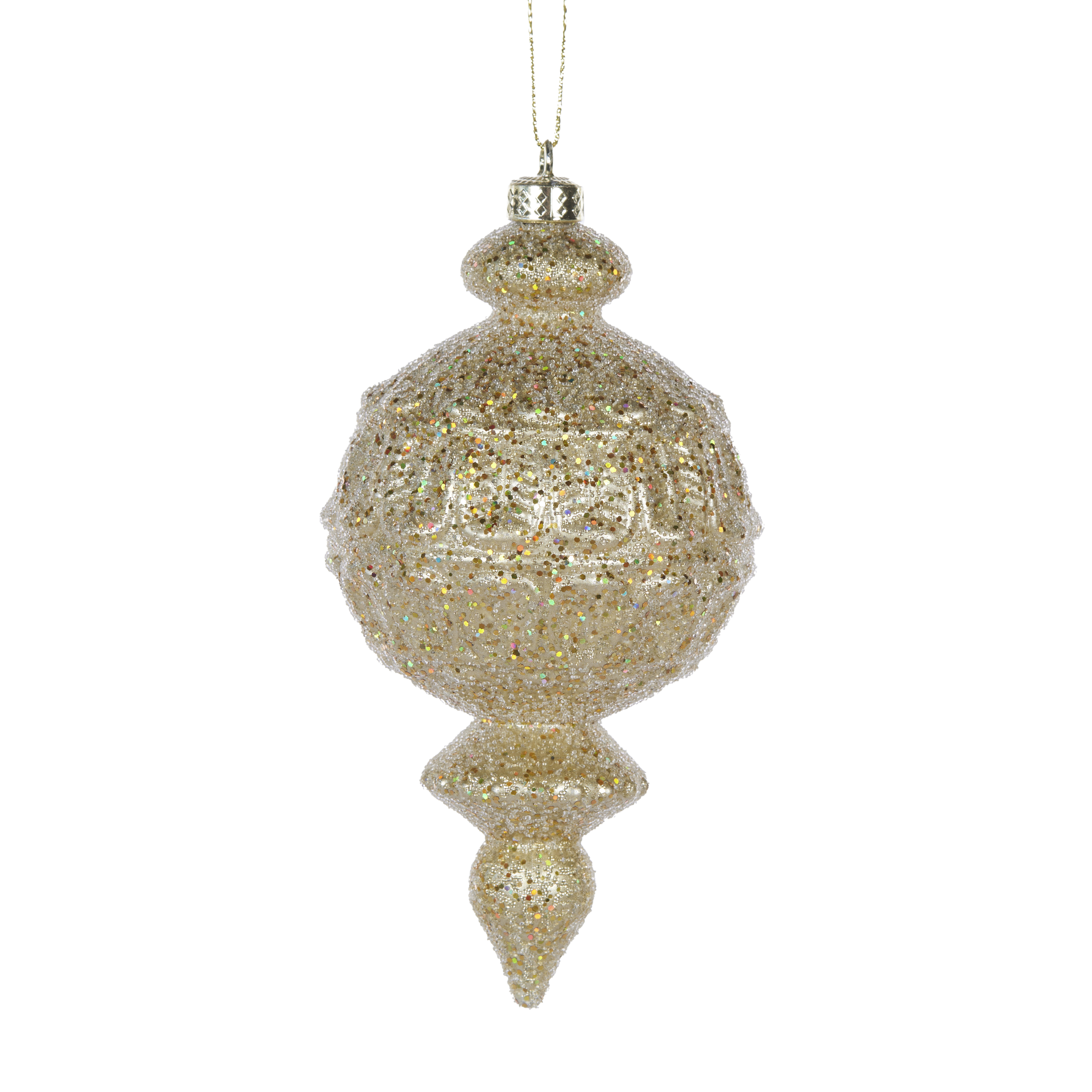 Wholesale METALLIC GOLD AZTEC FINIAL - Holly and Ivy - Fieldfolio