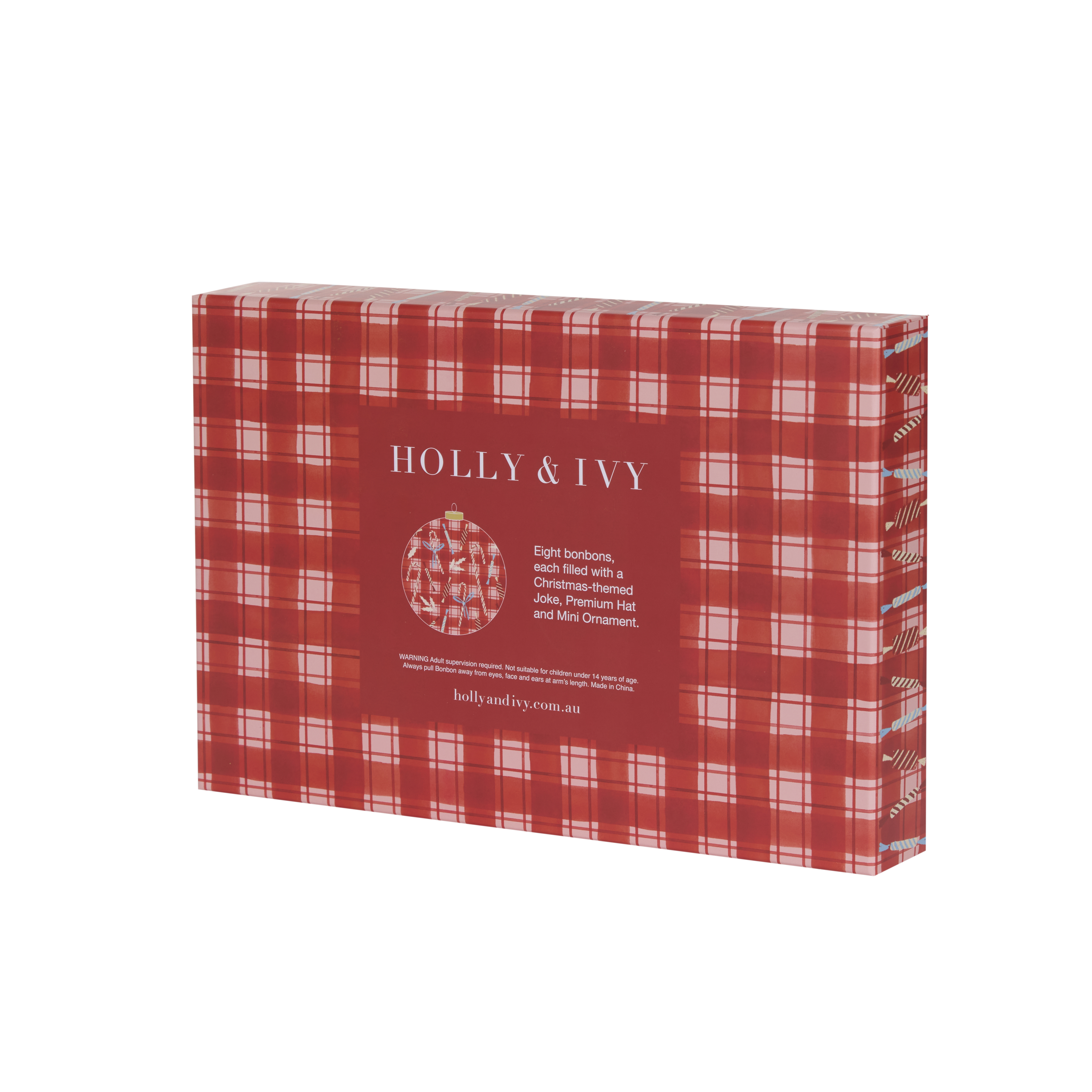 Wholesale FROSTED PEPPERMINT BON BONS 8PK - Holly and Ivy - Fieldfolio