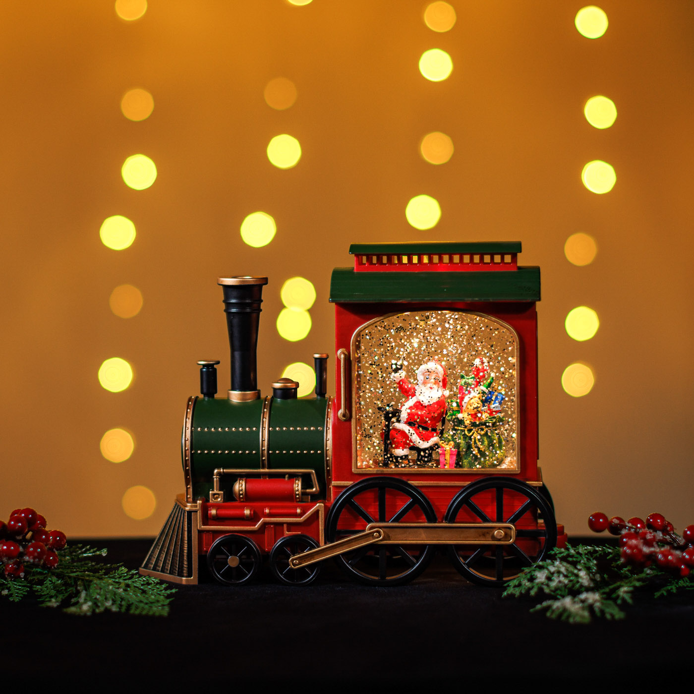 Wholesale Snowing Train with Locomotive and Carriage - Xmas & Co ...