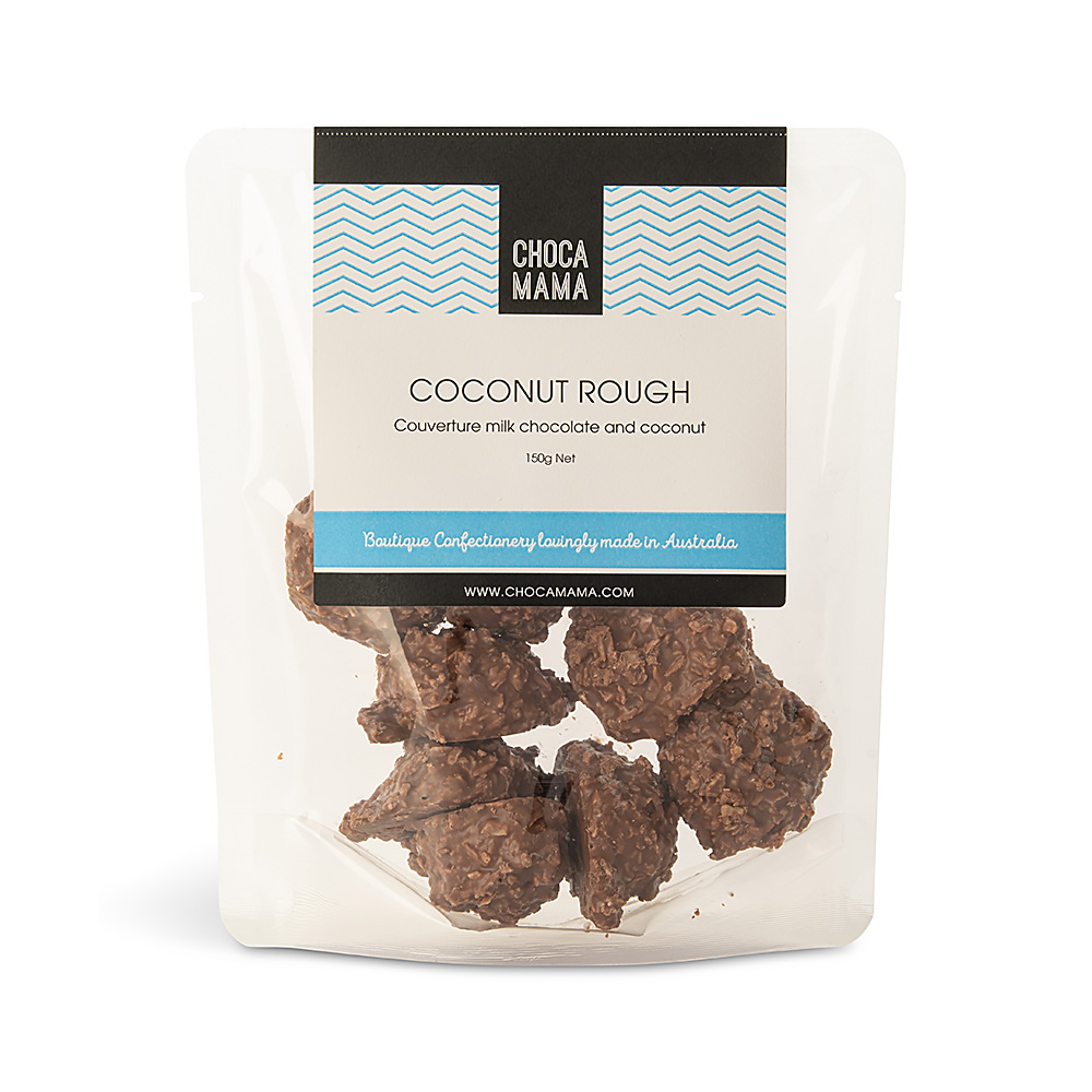 Wholesale Milk Coconut Roughs 150g - Chocamama - Fieldfolio