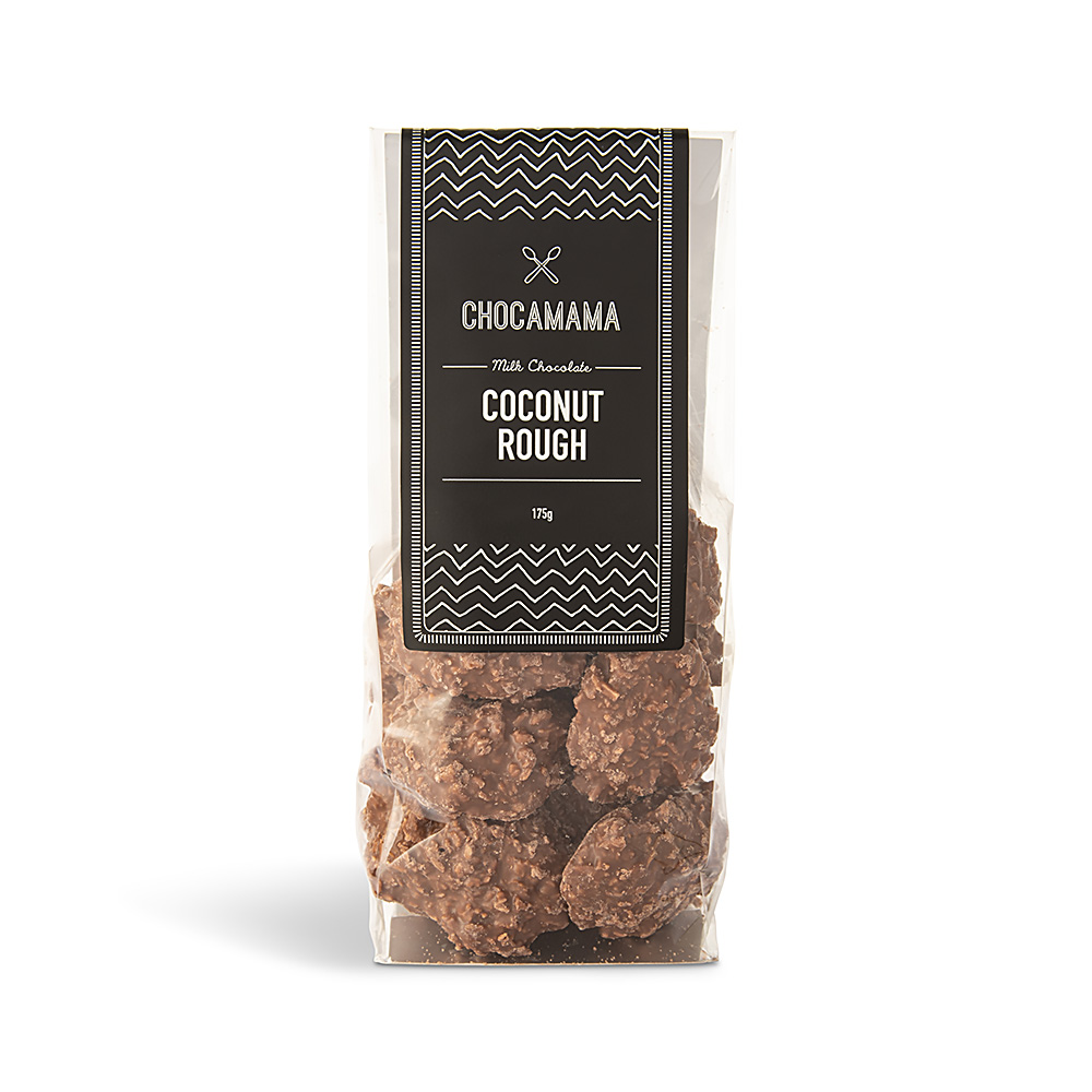 Wholesale Milk Chocolate Coconut Roughs 150g - Chocamama - Fieldfolio