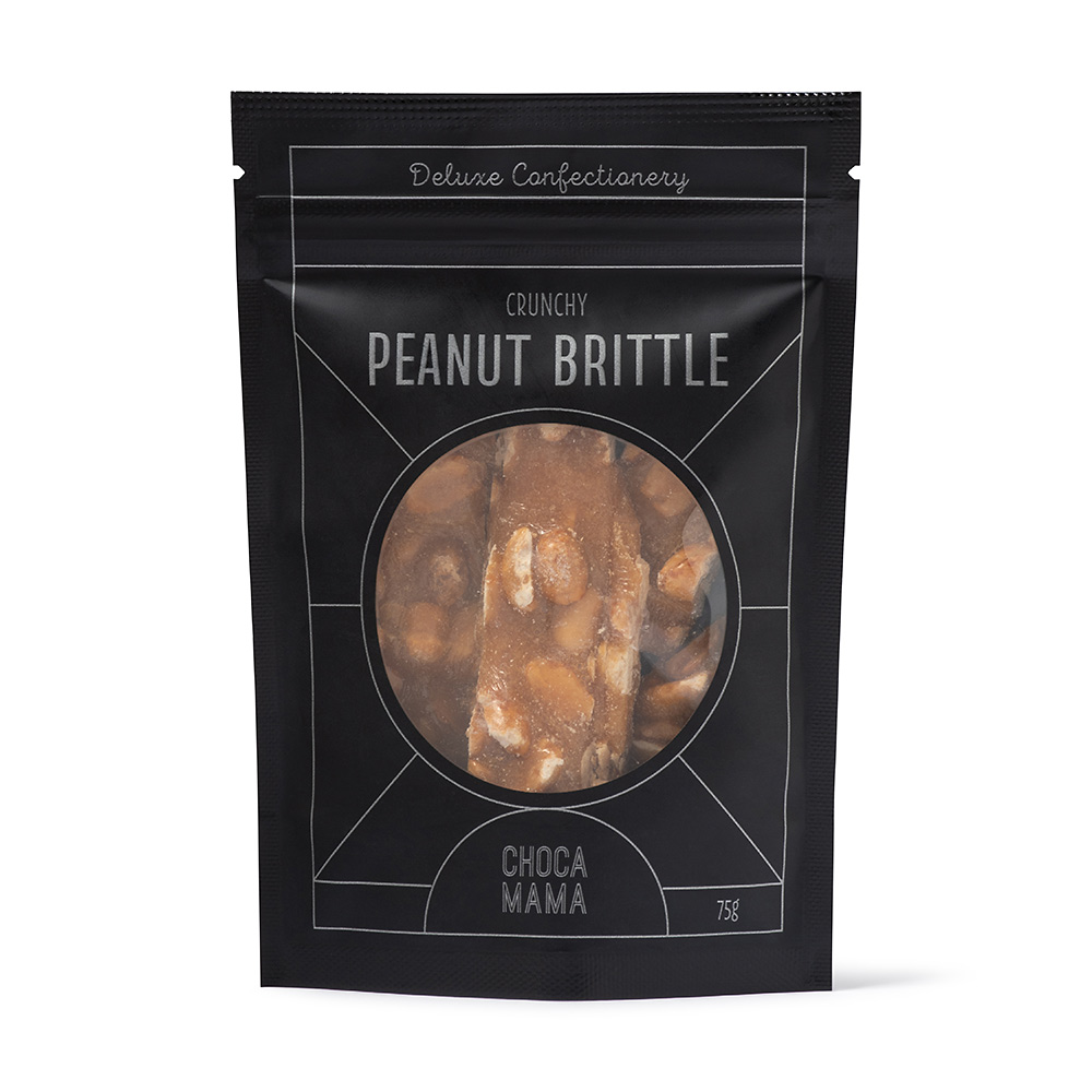 Wholesale Black Label Peanut Brittle 75g - Chocamama - Fieldfolio