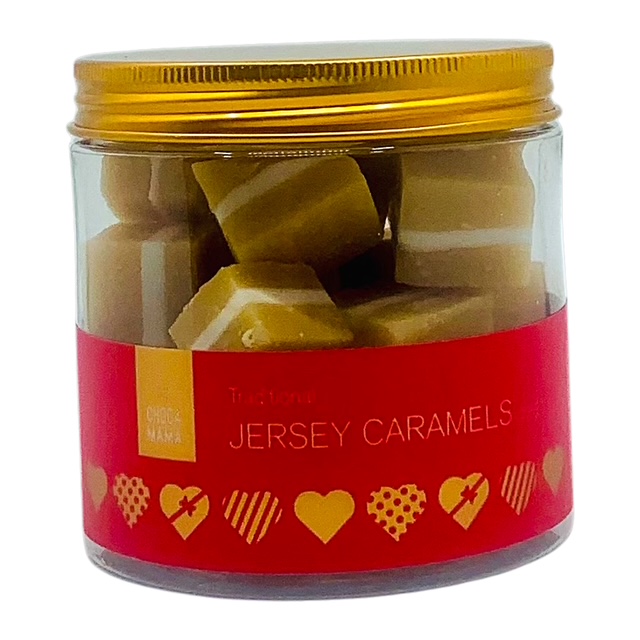 Wholesale Jersey Caramels Jar 225g (Red Label) - Chocamama - Fieldfolio