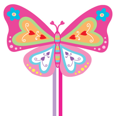 Wholesale Butterfly Kite - Pink Poppy - Fieldfolio
