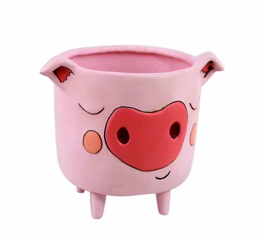 Wholesale Set of 3 - PIGGY planter, W 16cm - RIKARO - Fieldfolio