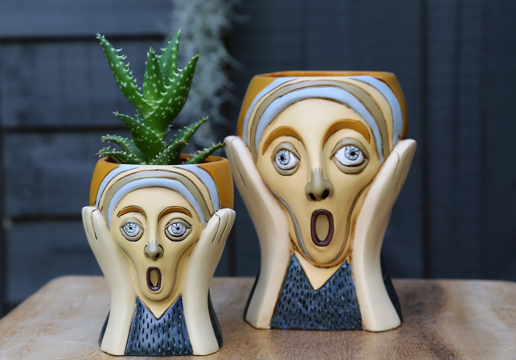 Wholesale Set of 6 - Baby SCREAM planter, D 12cm - RIKARO - Fieldfolio