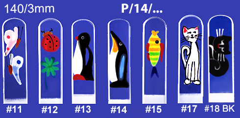 Wholesale Hand painted Nail files -ANIMALS - RIKARO - Fieldfolio