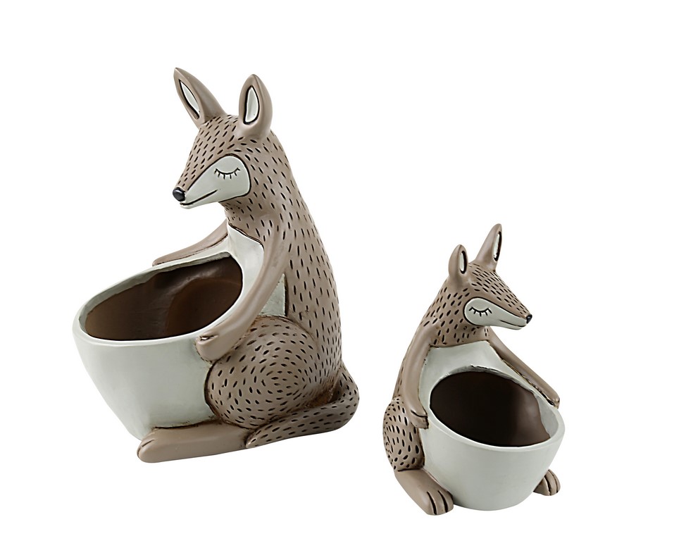 Wholesale Set of 6 - Baby ROO planter,H 13.5cm - RIKARO - Fieldfolio