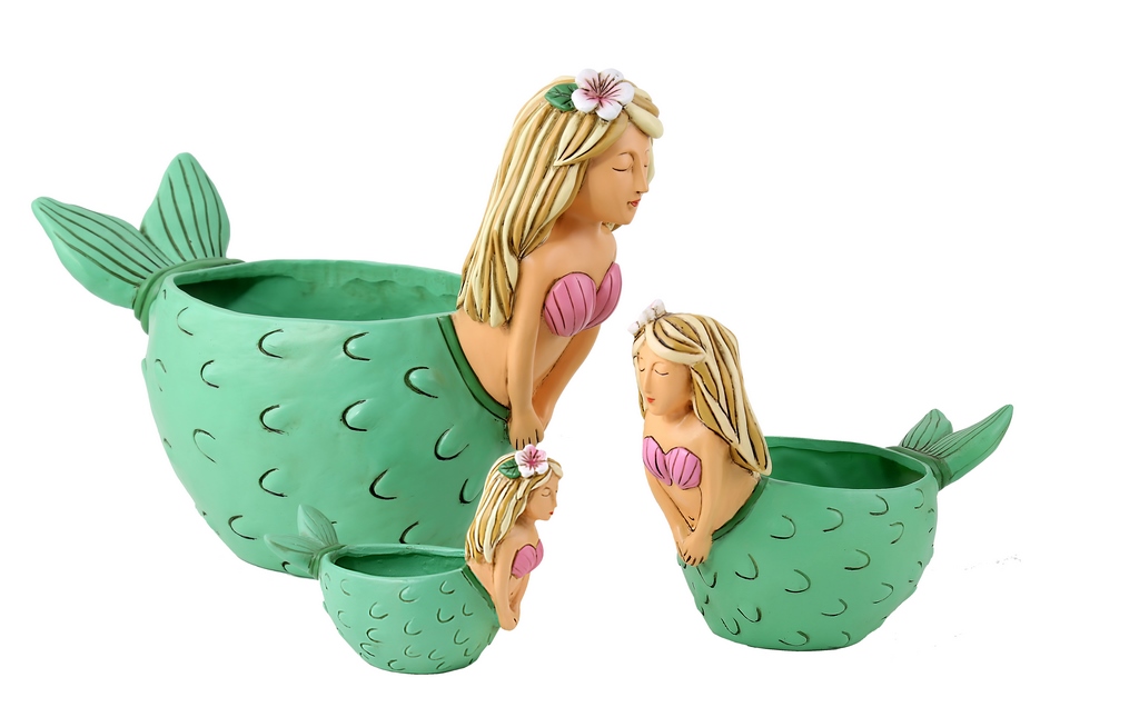 Wholesale MERMAID - SUPER Planter, W 40cm , H 30cm - RIKARO - Fieldfolio