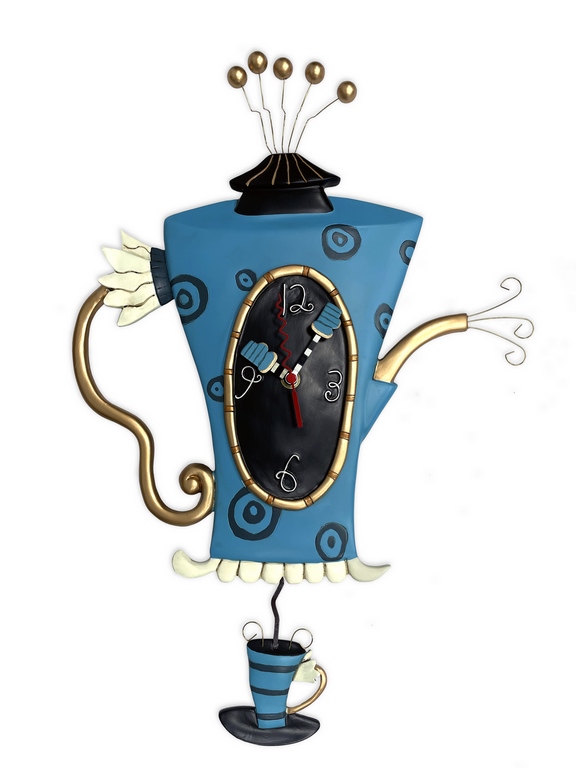 Wholesale 'COZY TIME' clock, H 50x33cm - RIKARO - Fieldfolio