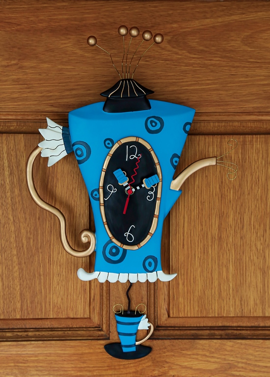 Wholesale 'COZY TIME' clock, H 50x33cm - RIKARO - Fieldfolio