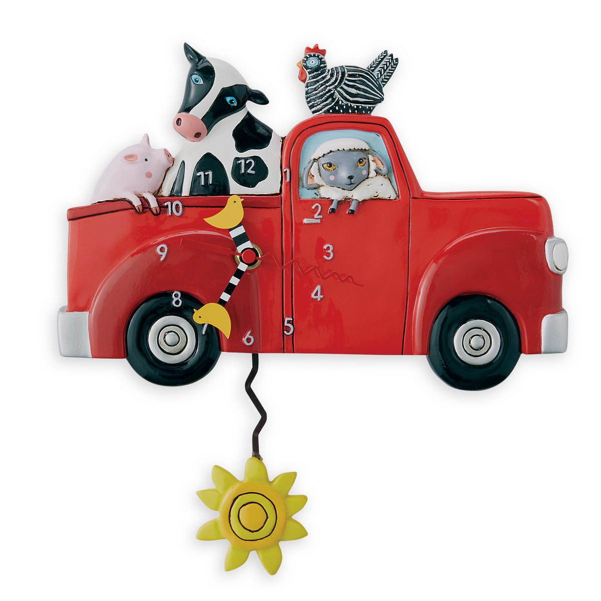 Wholesale 'Farm Truck' clock, 28x26cm - RIKARO - Fieldfolio