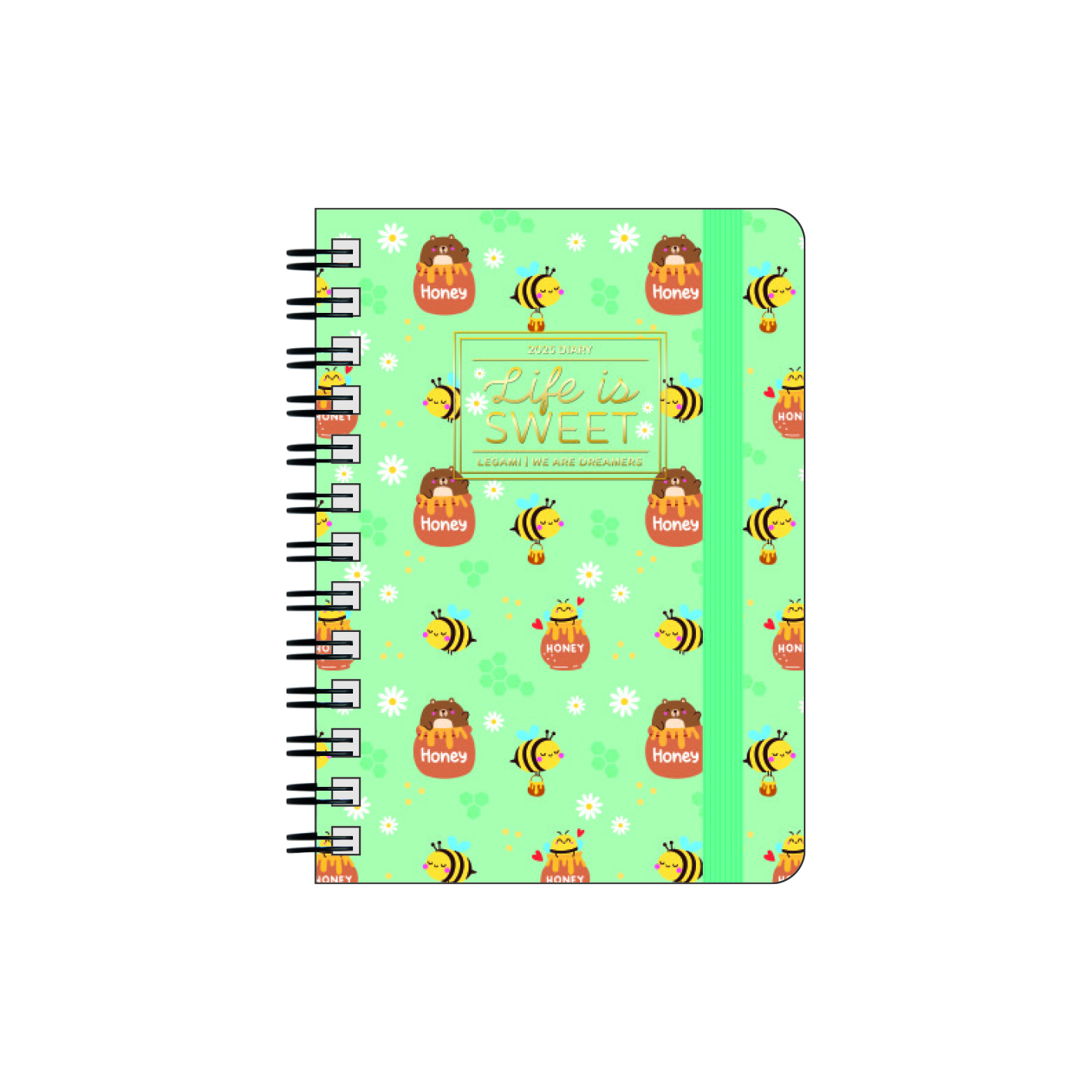 Wholesale 12-Month Diary - 2025 - Large Weekly Spiral Bound Diary - Bee ...