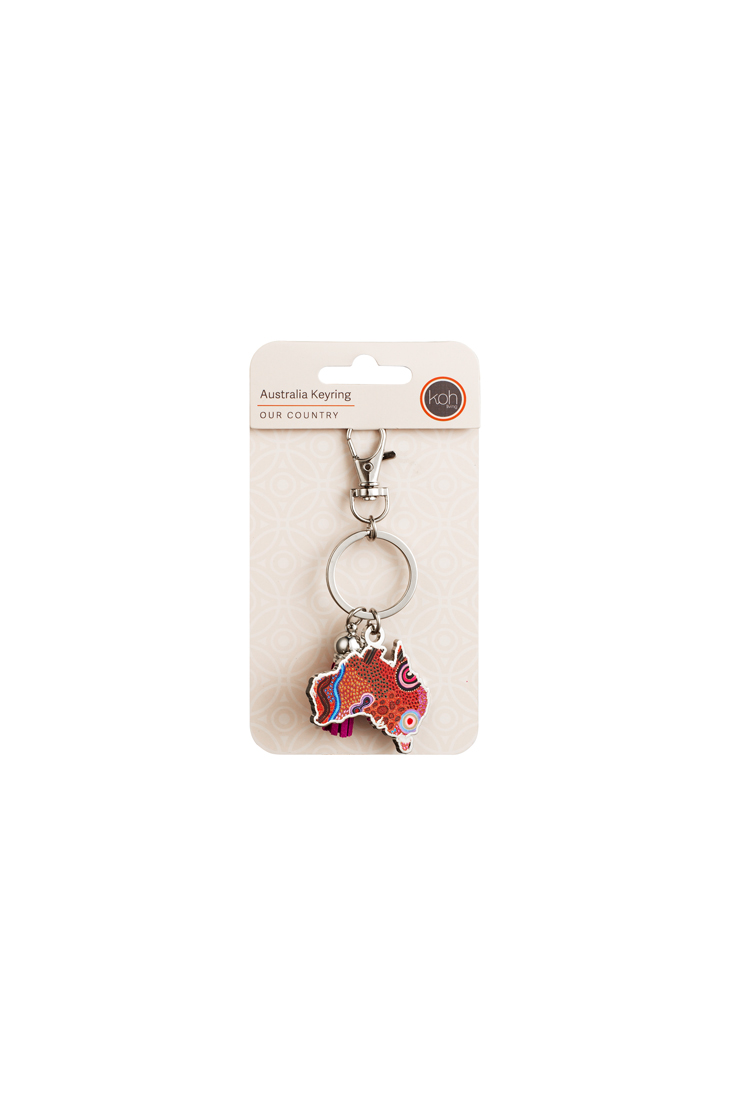 Wholesale Aboriginal Our Country Australia Keyring - Koh Living ...