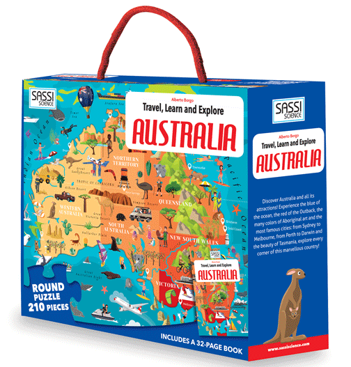 Wholesale Sassi Travel, Learn and Explore - Puzzle and Book Set ...