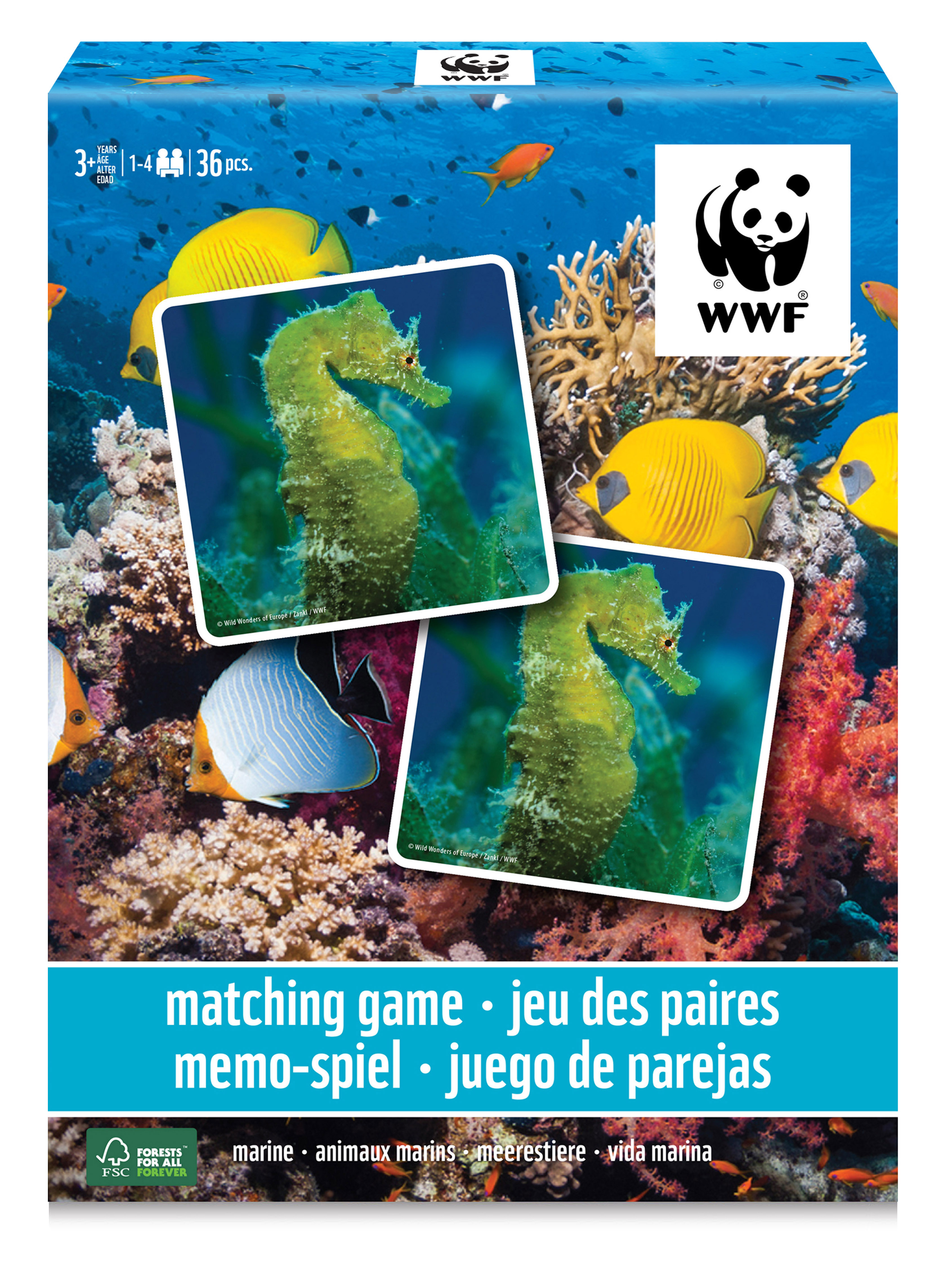 Wholesale WWF Memory Matching Game - Marine - Axis Toys & Gifts ...