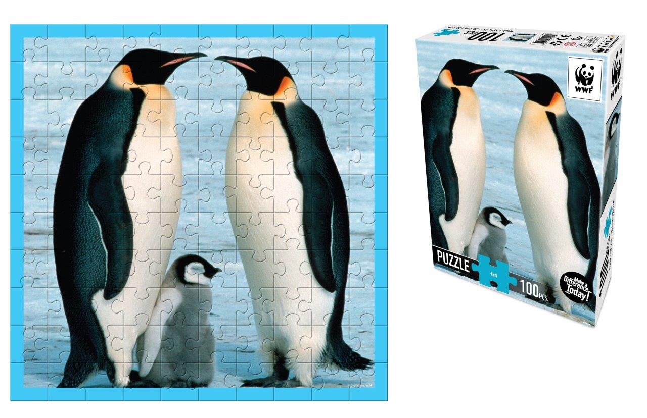 Wholesale WWF 100 Piece Puzzle - Penguins - Axis Toys & Gifts - Fieldfolio