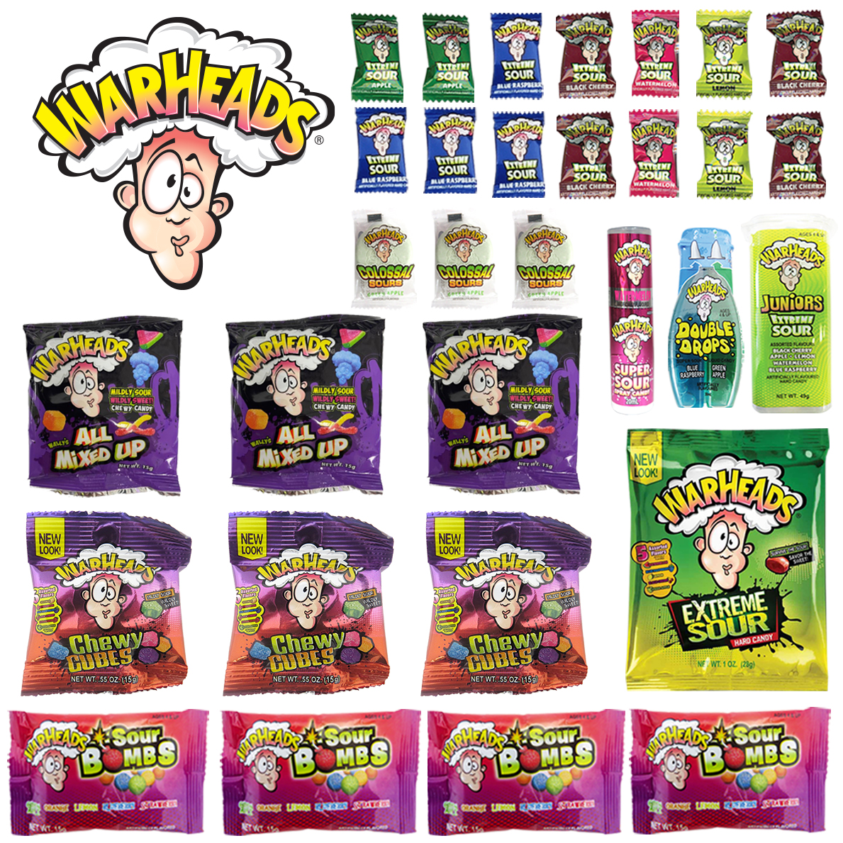 Wholesale WARHEADS JUMBO SHOWBAG (NON WOVEN BAG) - Bensons Trading ...