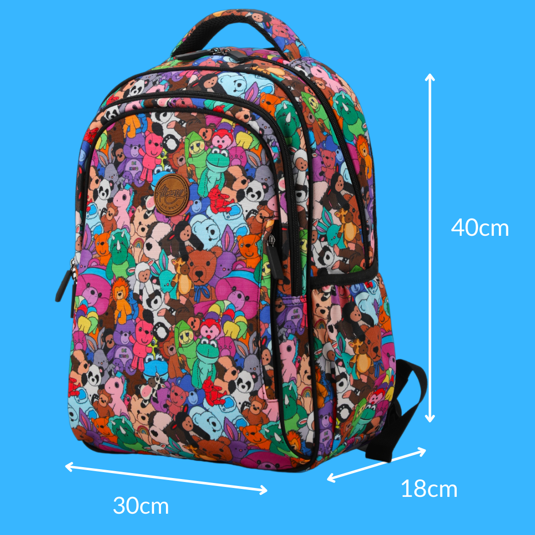 Wholesale Teddy Bear Pile Midsize Kids Backpack - Alimasy - Fieldfolio