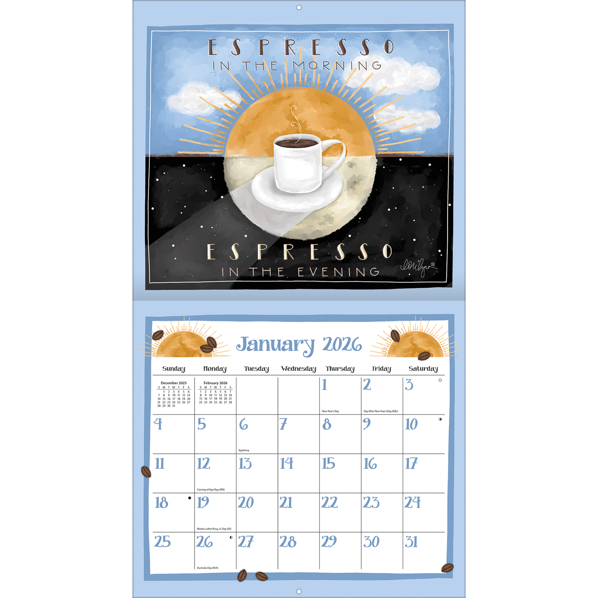 Wholesale 2026 Lang COFFEE Calendar - Camehato Pty Ltd - Fieldfolio