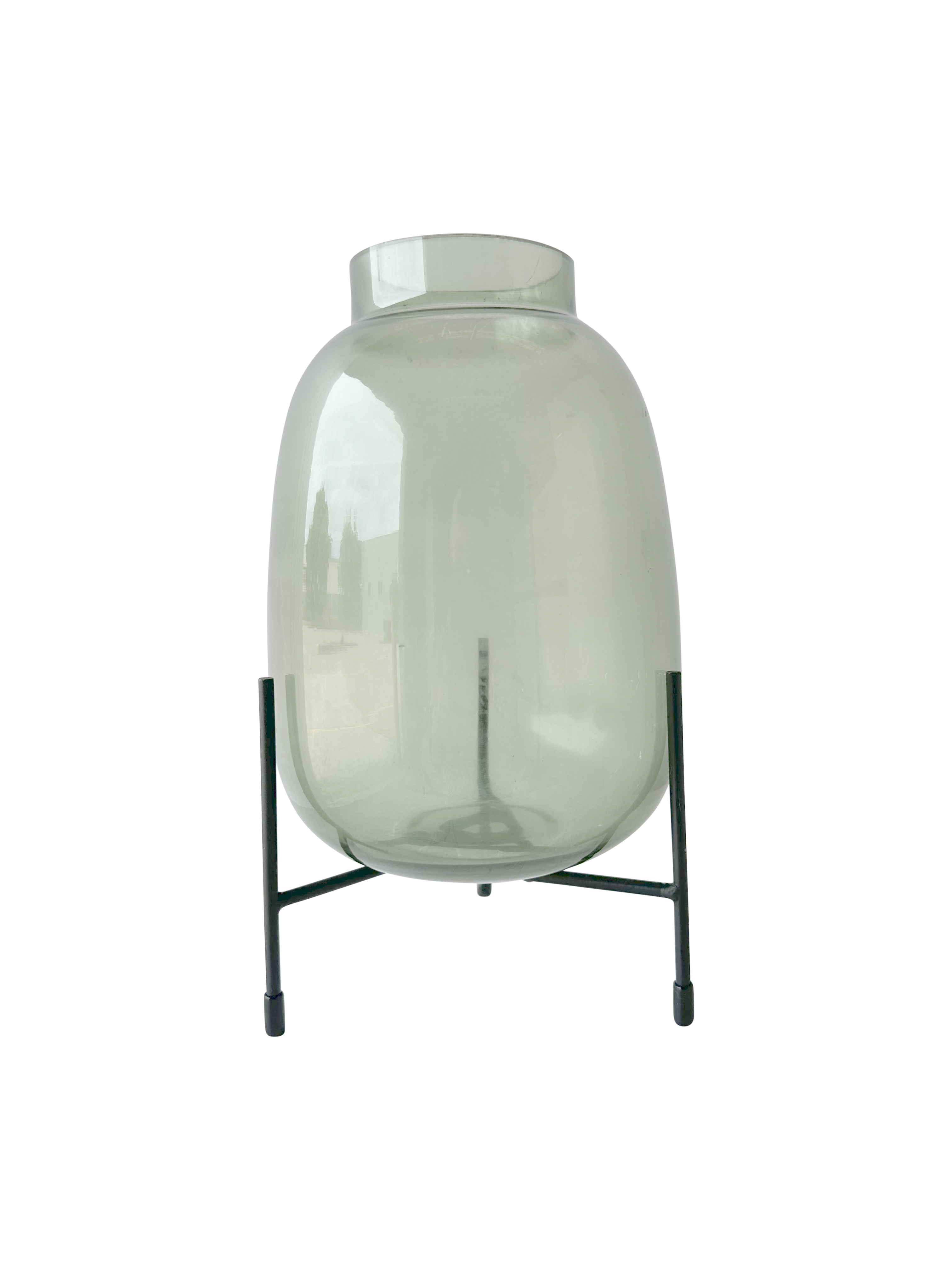 Wholesale Jasper Glass Vase on Stand - DARLIN (Aust) Pty Ltd - Fieldfolio