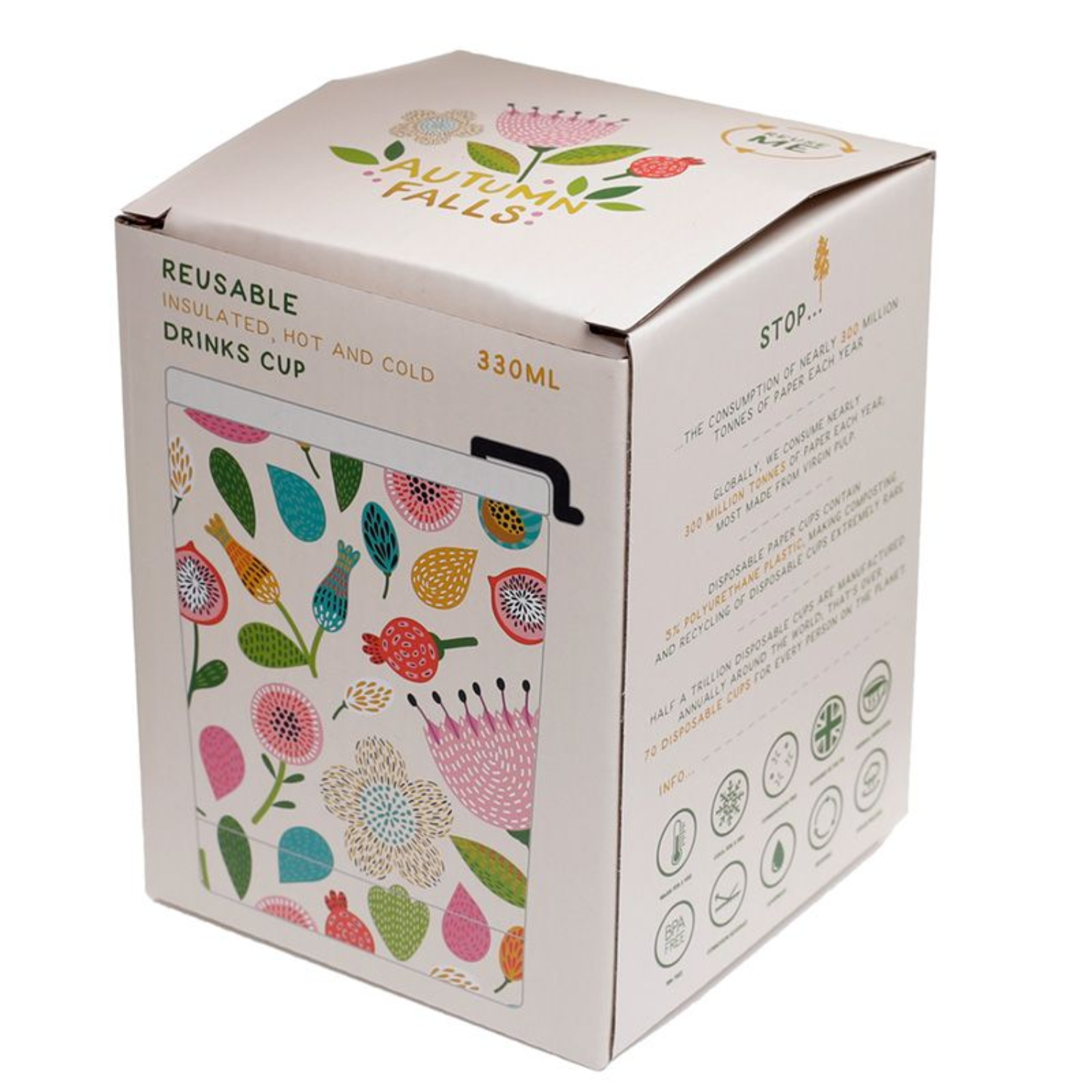 Wholesale Nibble Distributors Autmun Falls thermal cup - Fieldfolio