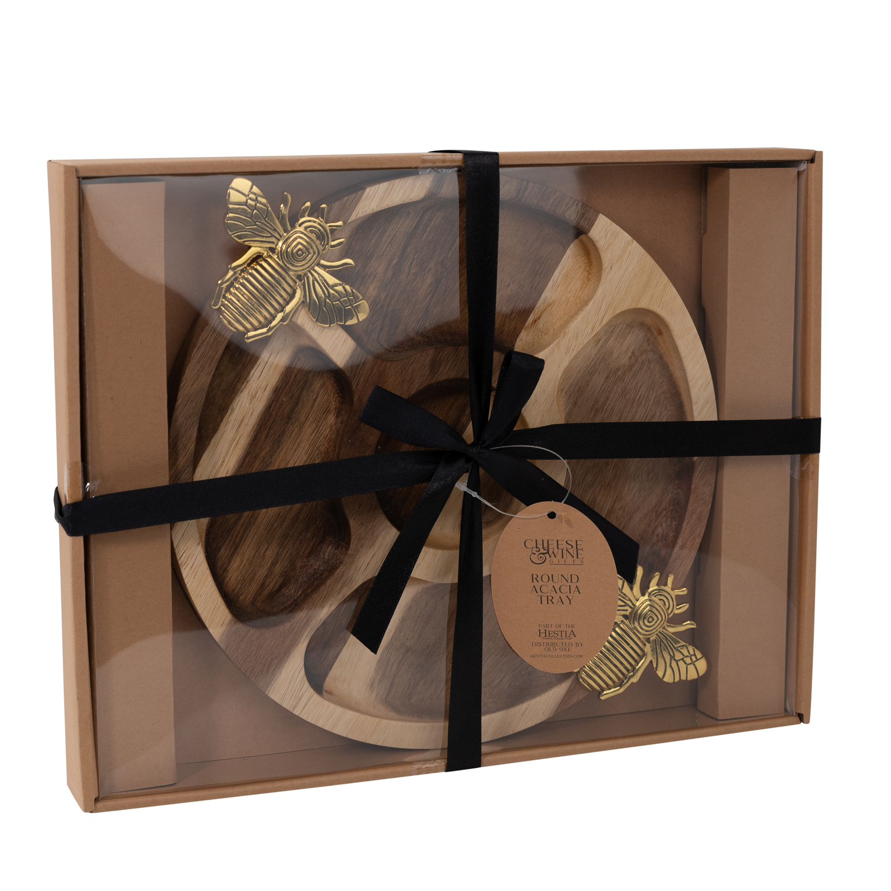 Wholesale Cheese board with bee knife - Nibble Distributors - Fieldfolio