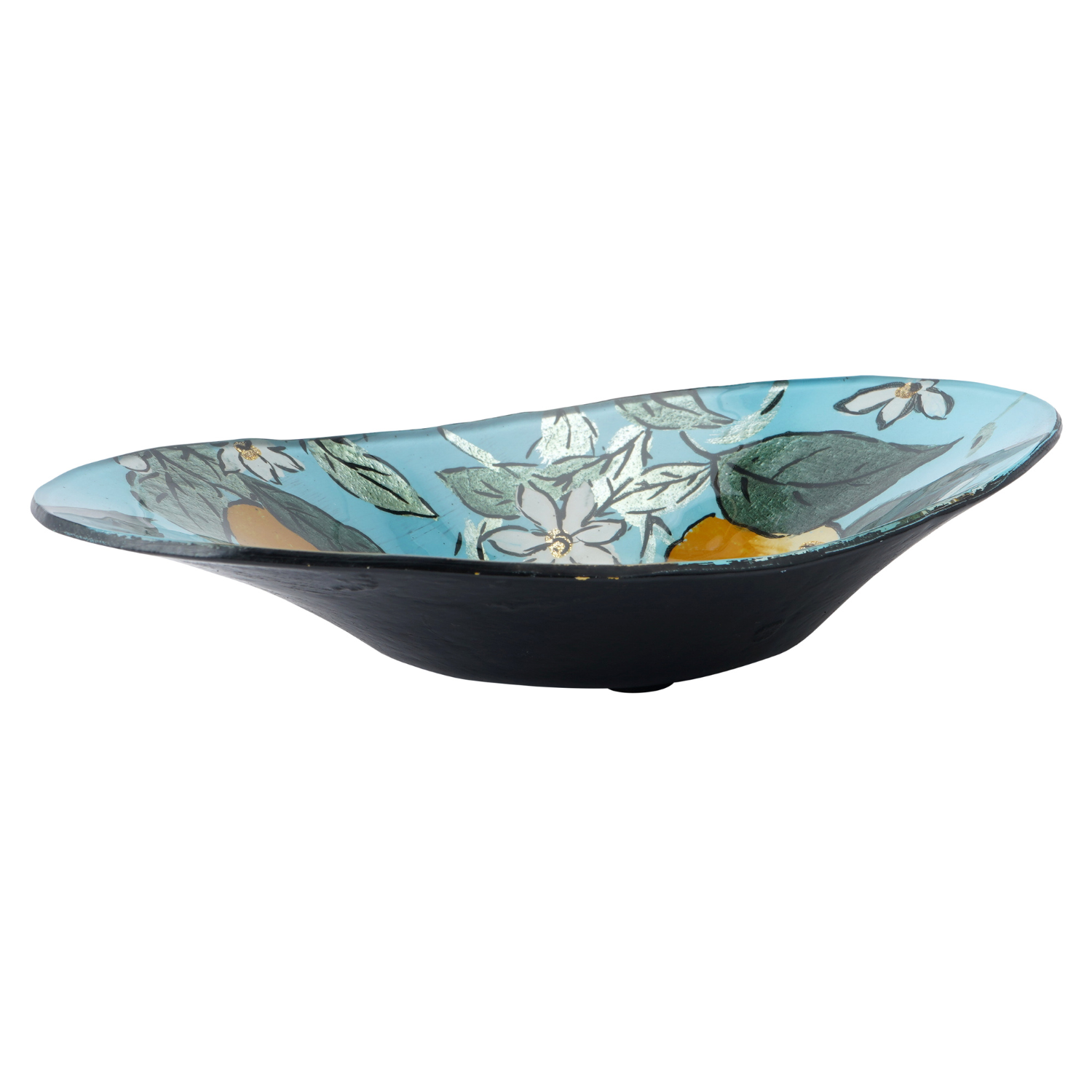 Wholesale Sicilian Zest Glass Large Oval Bowl - Nibble Distributors ...