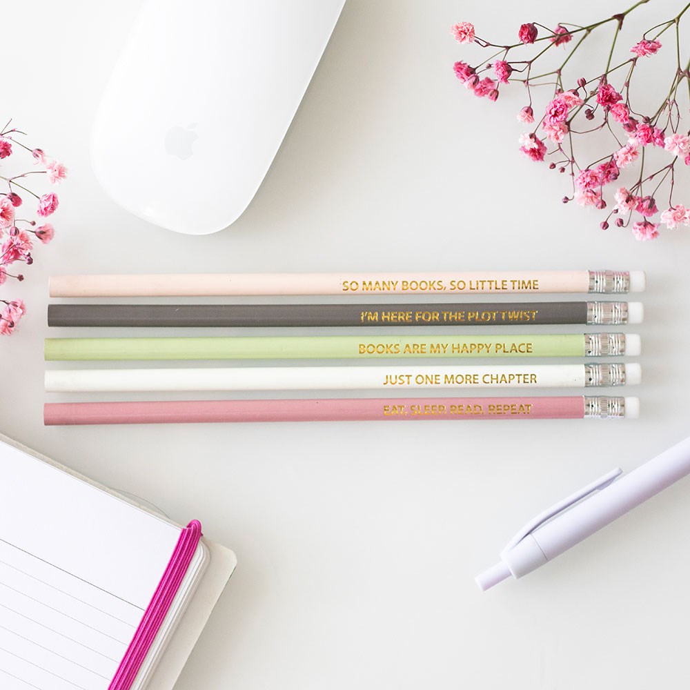 Wholesale Pack of 5 Literature Inspired Pencils - Nibble Distributors ...