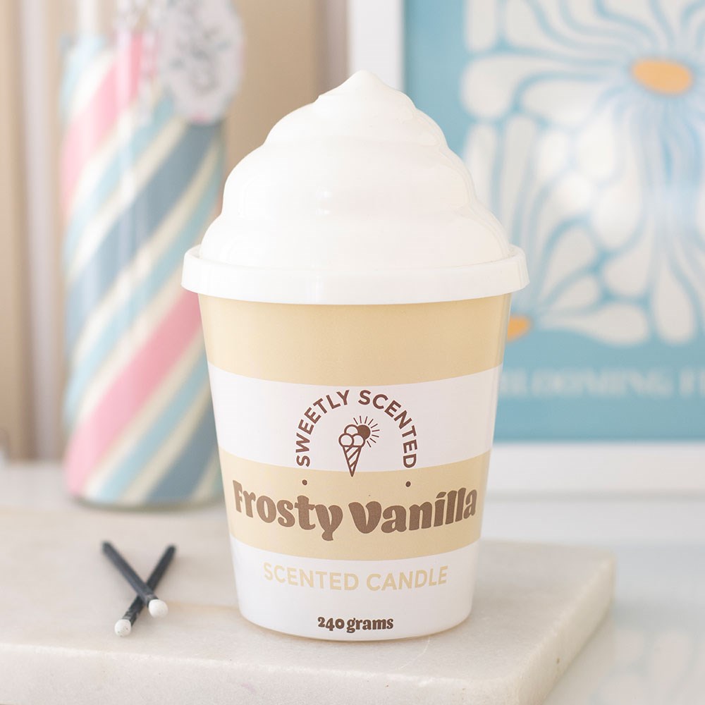 Wholesale Very Vanilla scented ice cream candle - Nibble Distributors ...