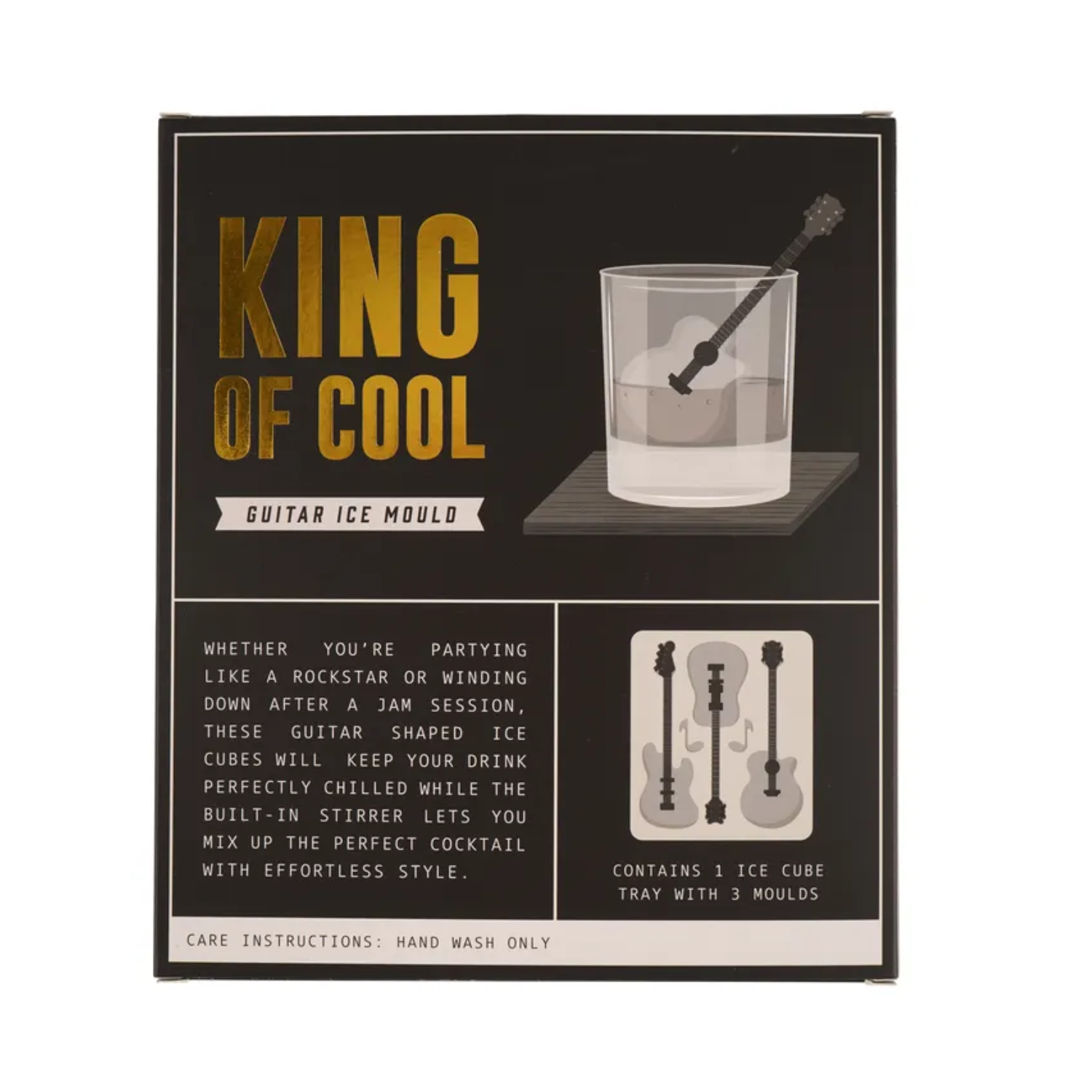 Wholesale Dapper Chap guitar ice moulds - Nibble Distributors - Fieldfolio