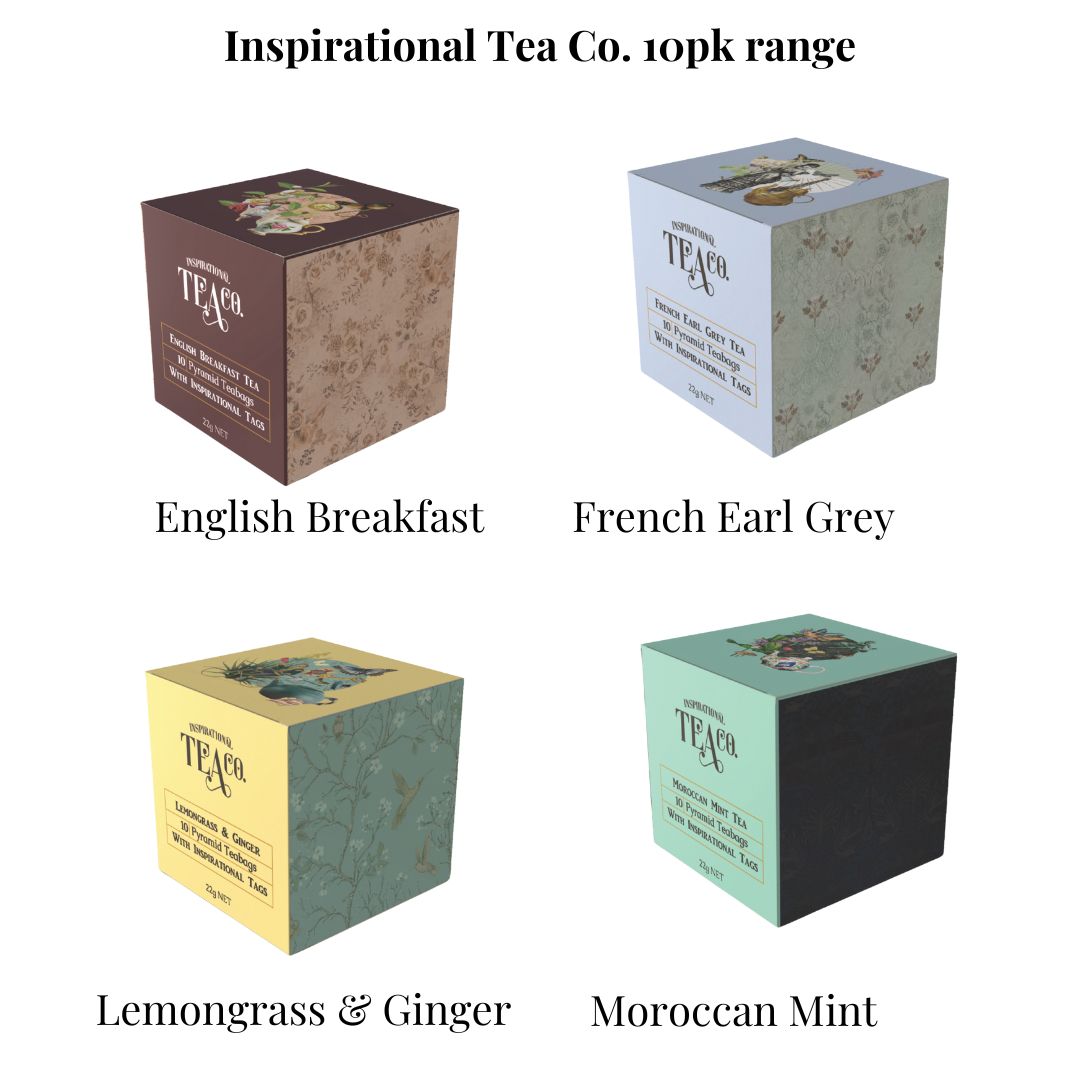 Wholesale Lemongrass & Ginger Tea Bags Inspirational Tags 10pk ...