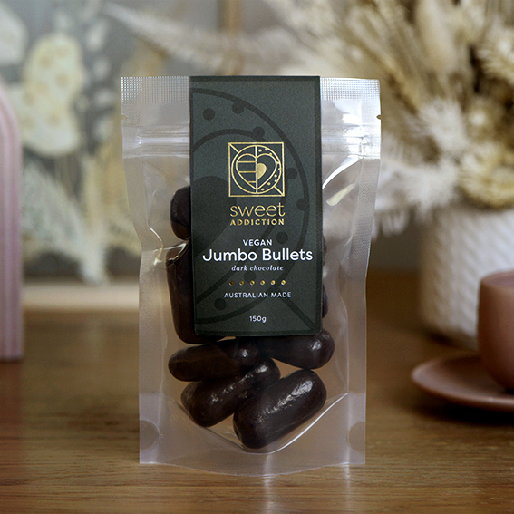Wholesale Sweet Addiction Confectionery 150g VEGAN Dark Chocolate Jumbo ...
