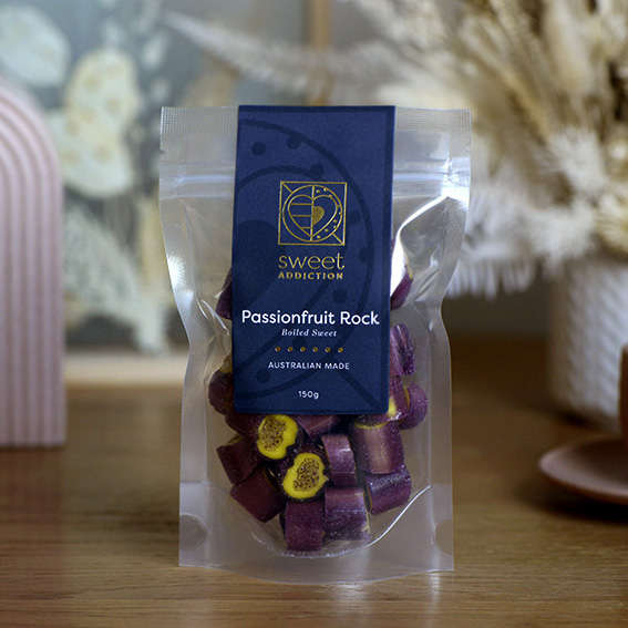 Wholesale 150g Passionfruit Rock - Sweet Addiction Confectionery ...