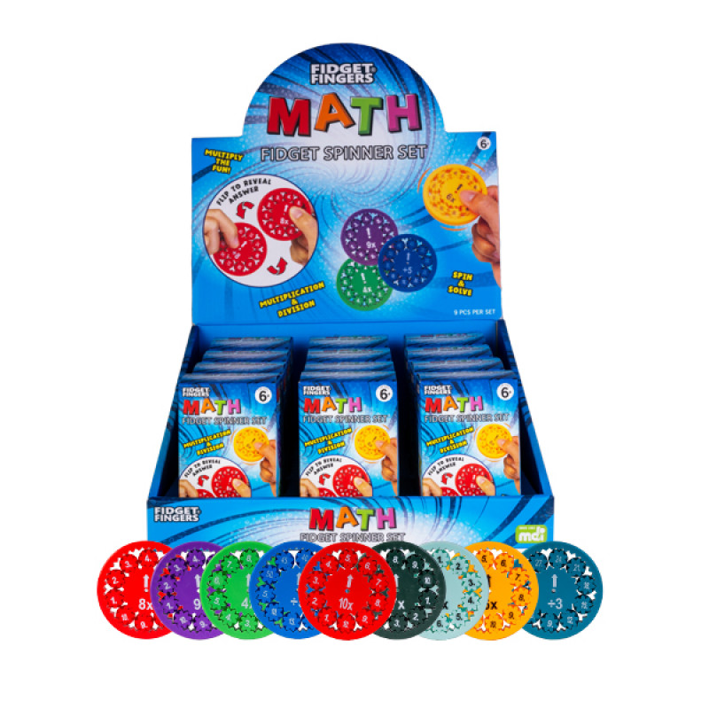 Wholesale Math Fidget Spinner - Blueberry Express - Fieldfolio