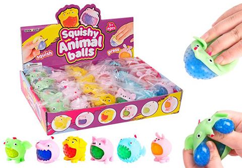 Wholesale SQUISHY WATER ORBS MINI ANIMALS (6 ASSTD) – 5cm - Blueberry ...