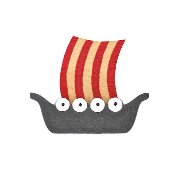 Wholesale Magnet Viking ship - Nordic Designs - Fieldfolio