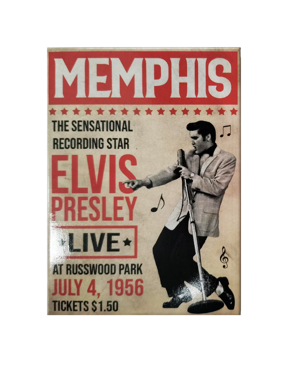 Wholesale Elvis Magnet Memphis Poster - Ocean Peak Australia and New ...