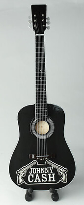 Wholesale Miniature acoustic guitar Johnny Cash two gun - Ocean Peak ...