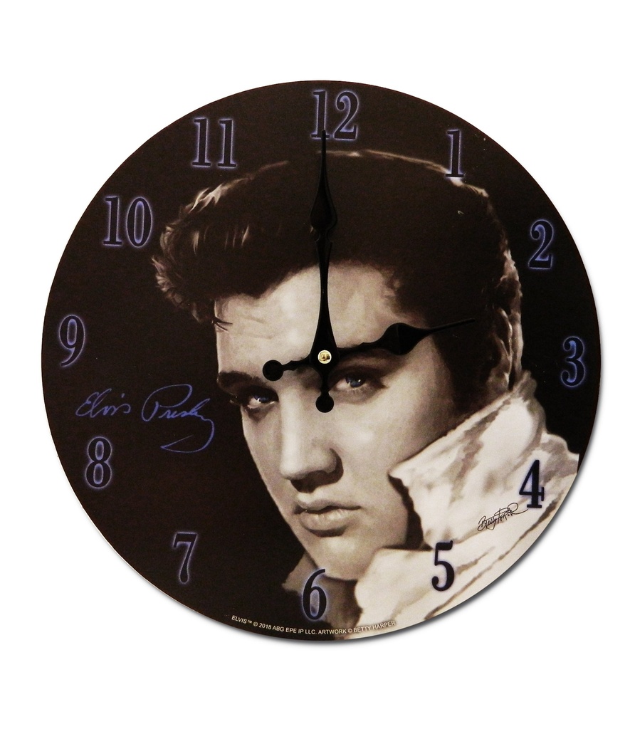 Wholesale Elvis Clock - Black & White Photo - Ocean Peak Australia and ...